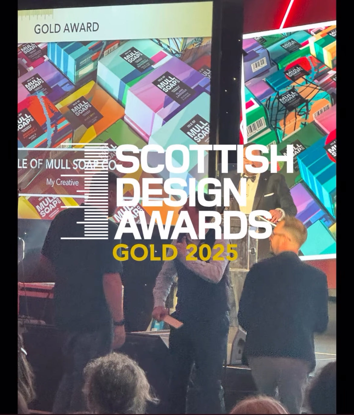 Winning Gold at Scottish Design Awards – Isle of Mull Soap Co